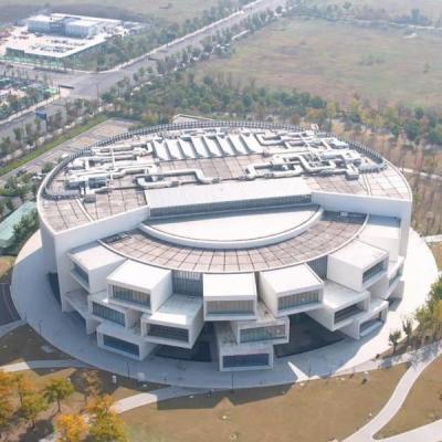 China Anti Corrosion Prefabricated Commercial Steel Buildings Structure Exhibition Hall for sale
