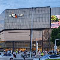 China Recycled Commercial Metal Buildings Steel Frame Structure Shopping Mall OEM for sale