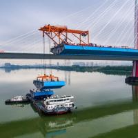 China Off Site Prefabricated Steel Truss Bridge Metal Suspension Bridge ODM for sale