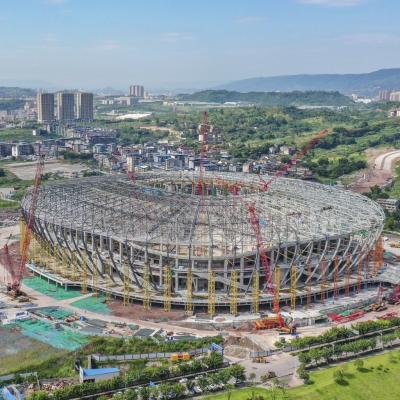 China ODM Public Steel Building Commercial Prefabricated Metal Buildings Stadium for sale
