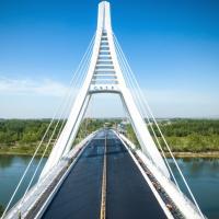 China Anti Corrosion Suspension Steel Structure Bridge Marine Grade OEM for sale