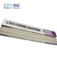 China Adhesive Plastic Creasing Matrix For Die Cutting creasing matrix for sale