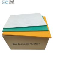 China 40 Degree Die Ejection Rubber Sponge Foam Adhesive Green Color for sale