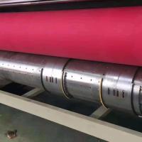 China Roller Anvil Cover For Die Cutting Red Color For Carton Packaging Machine for sale