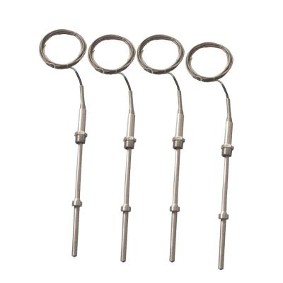 China Stainless Steel Pt100 Thermocouple Temperature Probe  J / T / N / K Types for sale