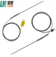 China K Type Mineral Insulated Thermocouple Temperature Sensor Probe with Connector for sale