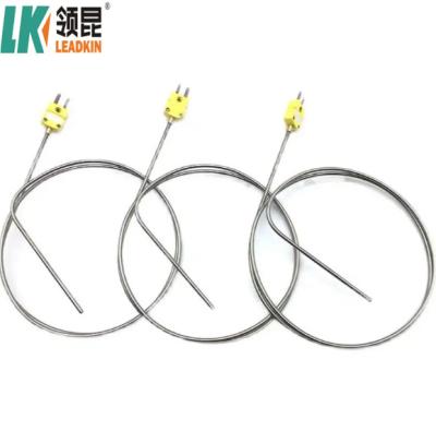 China K Type NiCr-NiSi / NiCr-NiAl Sheathed Thermocouple For 400°C for sale