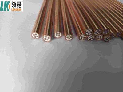 China LEADKIN 6mm Copper Sheath Mineral Insulated Cable for Thermocouples for sale