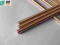 China LEADKIN 6mm Copper Sheath Mineral Insulated Cable for Thermocouples for sale