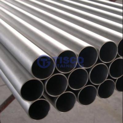 China High Pressure ERW Stainless Steel Pipe Tube Silver Color Customizable Length Sample Available for sale