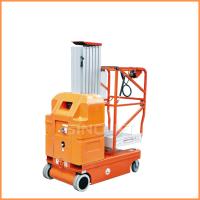 China SINOLIFT AMWP 1000 Series Electric Single Mast Aluminum Work Platform for sale