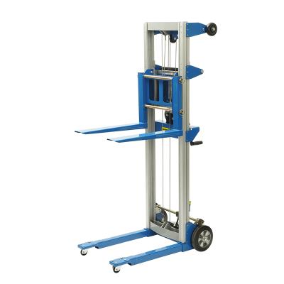 China WFH Series Manual Hand Winch Stacker – Effortless Lifting, One-Person Operation for sale