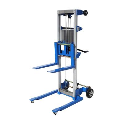 China SW Series Manual Hand Winch Stacker with Straddle Legs – Superior Stability for Demanding Loads for sale