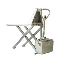 China SINOLIFT EHLT10S-II Stainless Steel High Lift Hydraulic Pallet Truck | 304 Stainless Steel | 800mm Max Lift | For Food, Chemical, Medical Industries for sale