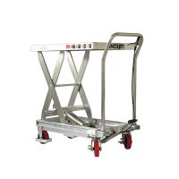 China TF15S 304 Stainless Steel Scissor Lift Table | Manual Hydraulic Cart for sale