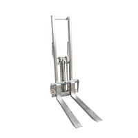 China 304 Stainless Steel Pallet Truck, Manual Lift, Hydraulic Forklift for sale
