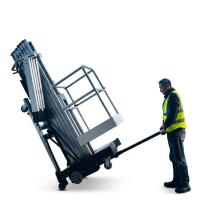 China Single-Mast Inclinable Aluminum Alloy Aerial Work Platform for sale