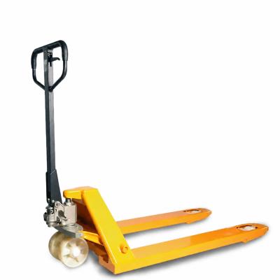China BF Series Lightweight Flexible Hand Pallet Truck Load Capacity 2000Kg-3000kg for sale