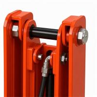 China Sinolift Custom Red Steel Cantilever Electric Handling Truck Paper Reel Trolley TP A1 for sale