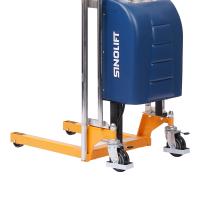 China SINOLIFT EPV Custom Semi-Electric Roll Handling Stacker for Paper & Film Rolls for sale
