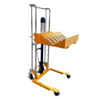 China SINOLIFT PV Manual Hydraulic Roll Handling Stacker for Paper & Film Rolls for sale
