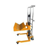 China SINOLIFT PV Manual Hydraulic Roll Handling Stacker for Paper & Film Rolls for sale