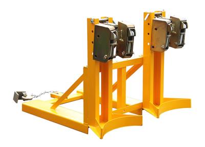 China DG720D Forklift Mounted Drum Grab Double-Grip type Grabs Capacity Double 360Kg for sale