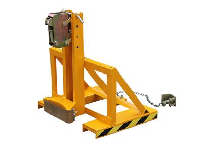 China DG500A Forklift Mounted Rubber-belt Drum Grabbers Loading Capacity 500Kg for sale