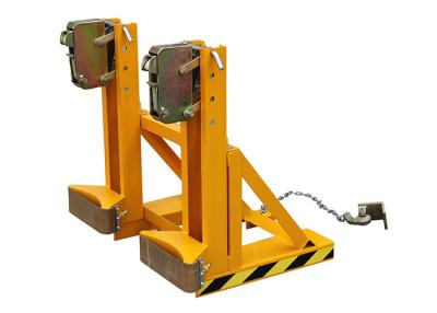 China DG1000A Forklift Mounted Rubber-belt Drum Grabbers Loading Capacity 1000Kg for sale