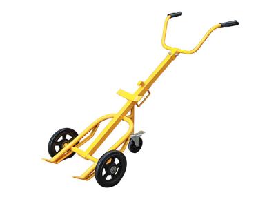 China DE400 Mechanical Hand Drum Truck Standard 2 Wheel Design With Rear Bar Support for sale