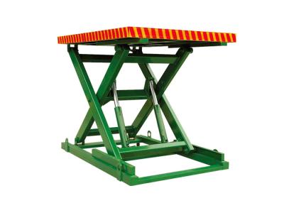 China SJG Single Scissorslift Elevator Shot Blast Treatment Steel Single Scissor Elevator Platform Capacity 1000Kg to 10000Kg for sale