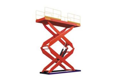 China SJG Double Scissors lift Elevator Motor Driven Dual Scissor Lift Elevator Capacity 1 Ton-3 Ton for sale
