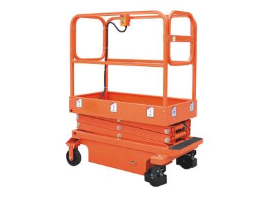 China SJY(mini) Mobile Scissors Lift Loading Capacity 300Kg for sale