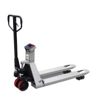 China HL series Hand Pallet Truck With Painting Weighing Scale Loading Capacity 2000-3000kg for sale