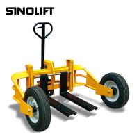 China 1250kg Hydraulic Manual All Terrain Pallet Truck Loading Capacity 2750LBS for sale