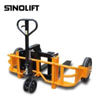 China 1250kg Hydraulic Manual All Terrain Pallet Truck Loading Capacity 2750LBS for sale