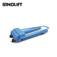 China MX Hand Mechanical truck lifter Foldable Hydraulic Pallet Truck Lifting Height 145mm Loading Capacity 300kg for sale