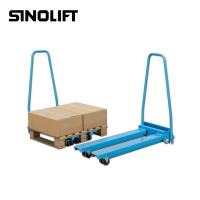 China MX Hand Mechanical truck lifter Foldable Hydraulic Pallet Truck Lifting Height 145mm Loading Capacity 300kg for sale