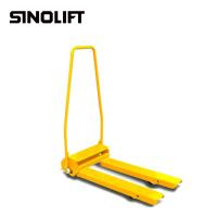 China MX Hand Mechanical truck lifter Foldable Hydraulic Pallet Truck Lifting Height 145mm Loading Capacity 300kg for sale