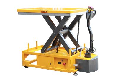 China YLF120 Mobile electric hydrauli scissor lift table Loading Capacity 1200kg Max Height 1300mm for sale
