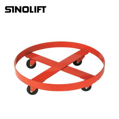 China SD Series 360 Rotation Steel Drum Handling Trolley Impact Resistant Capacity 450kg for sale