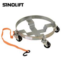 China SD Series 360 Rotation Steel Drum Handling Trolley Impact Resistant Capacity 450kg for sale
