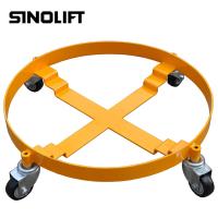 China SD Series 360 Rotation Steel Drum Handling Trolley Impact Resistant Capacity 450kg for sale