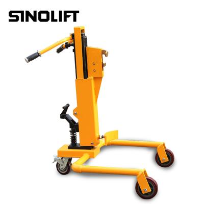 China DT350 Gal Hydraulic Drum Handling Equipment Lifter High Elasticity Wheel Capacity 350kg for sale