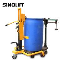 China DT350 Gal Hydraulic Drum Handling Equipment Lifter High Elasticity Wheel Capacity 350kg for sale