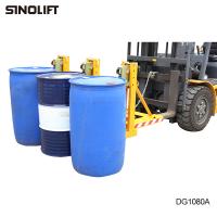 China DG1080A DG1080B Mechanical Drum Grabber Forklift Automatic Clamping Capacity 450kg for sale