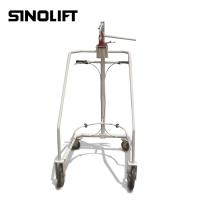 China COT400 Portable Oxygen Cylinder Cart With Wheels Lifting Height 450mm Capacity 400kg for sale