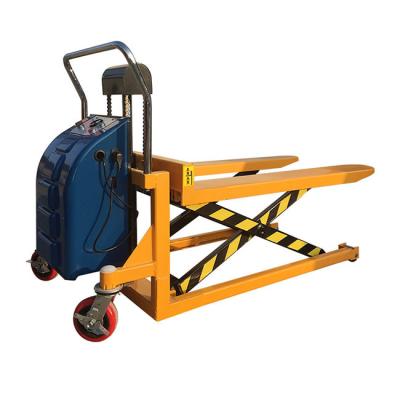China 2200LBS Electric Hydraulic Scissor Skid Jack Lifter  1150mm Fork Length for sale