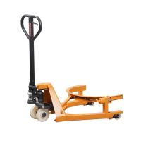 China Sinolift HJ365 hand hydraulic 55 gallon oil drum pallet truck for sale