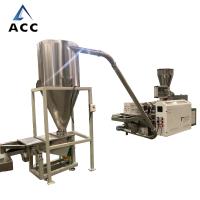 China 300kg/H PVC Plastic Extruder Air Cooling Single Screw PVC Granule Making Machine for sale